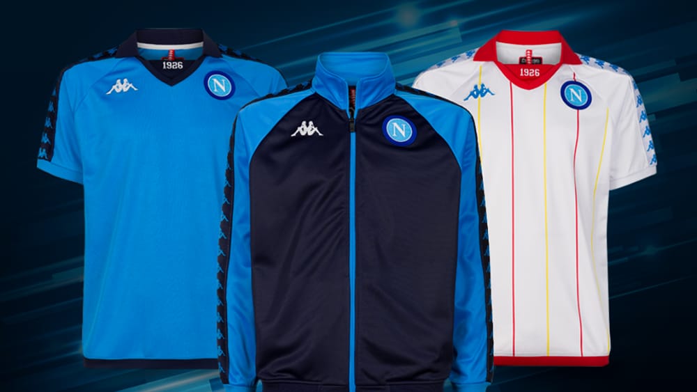 Het jaren '80 Napoli retro voetbalshirt en trainin - Voetbalshirts.com