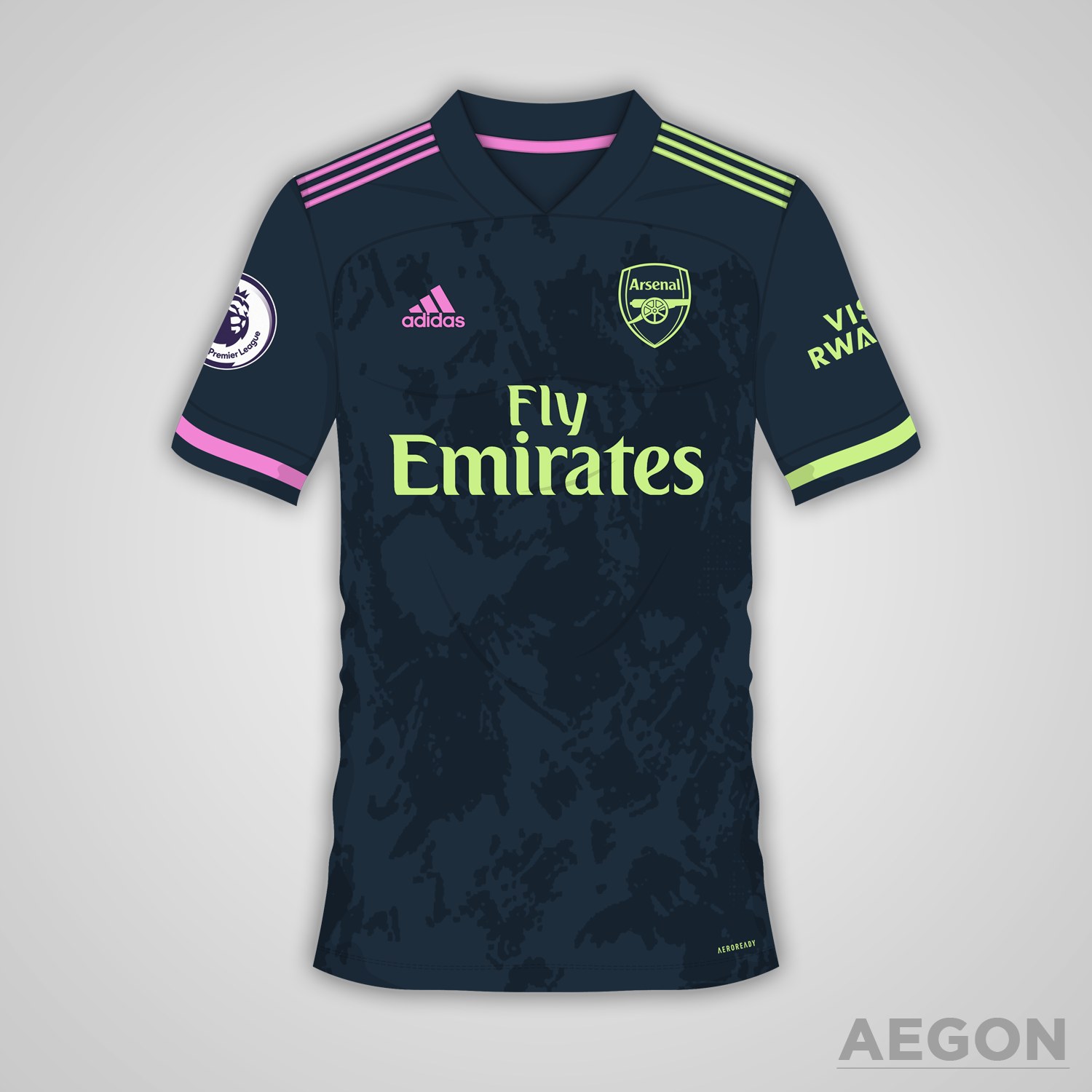 Arsenal 3e voetbalshirt 2020-2021 gelekt - Voetbalshirts.com
