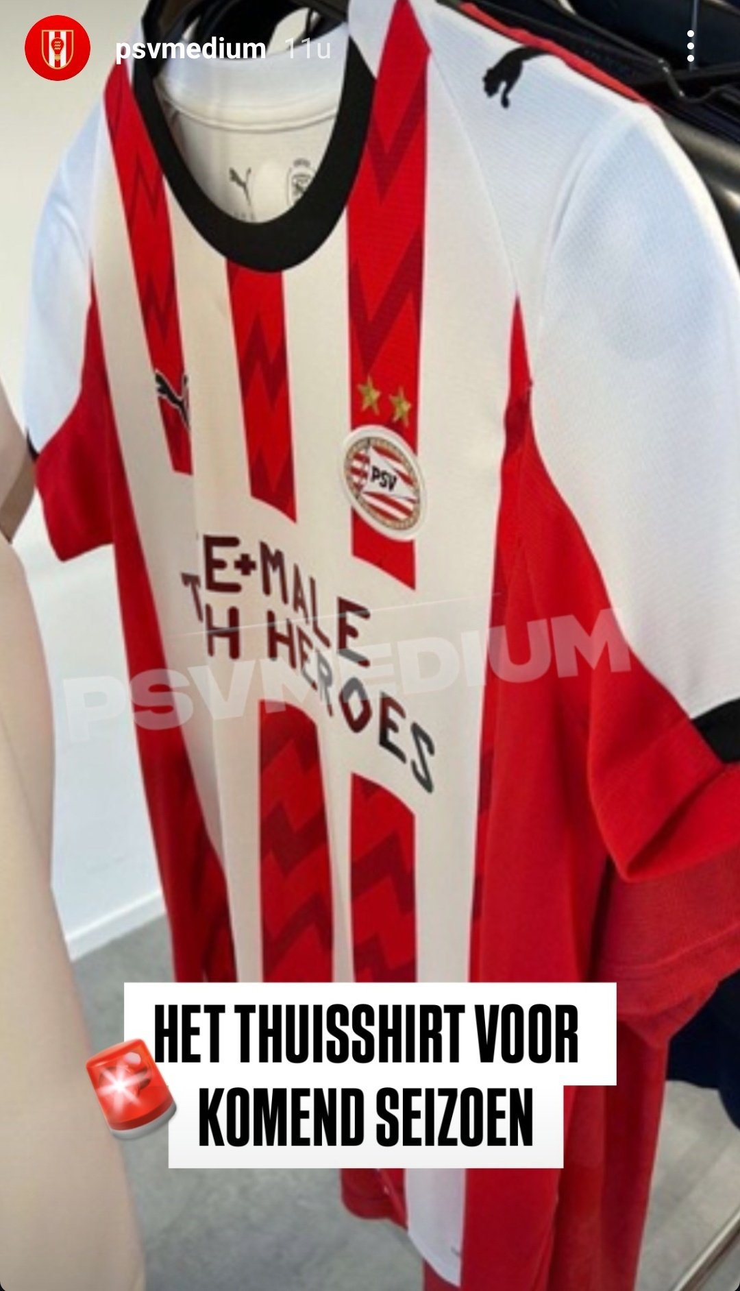PSV thuisshirt 2025-2026 uitgelekt - Voetbalshirts.com