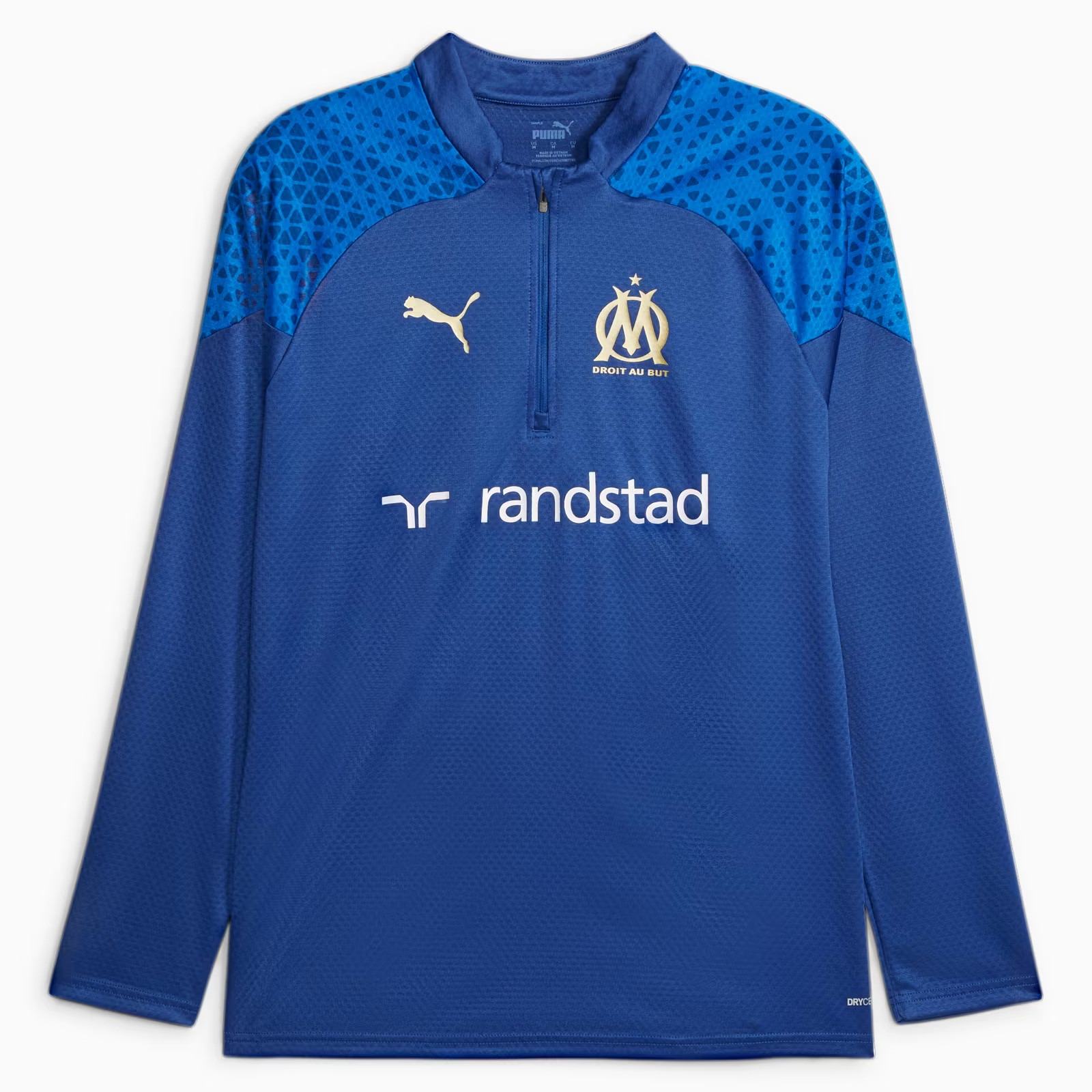 Olympique Marseille training sweater 2023-2024 - Blauw - Voetbalshirts.com